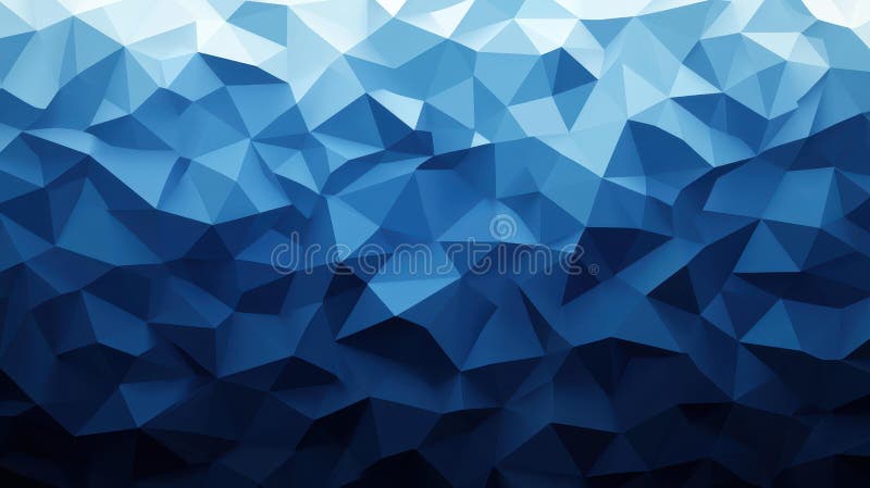 A Stunning Dark Blue Low Poly Abstract Background, Perfect for Modern ...