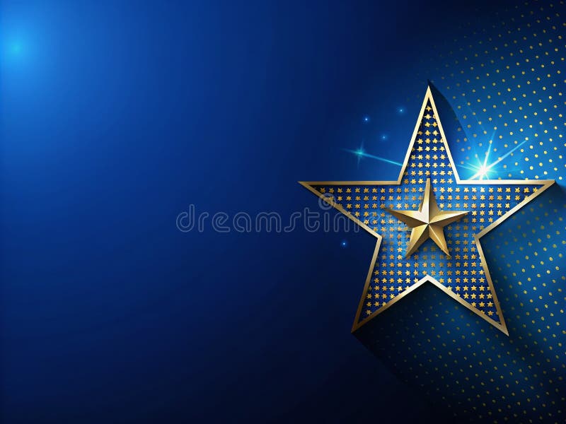 Stunning Deep Blue Star Pattern Background Versatile Design Element for ...