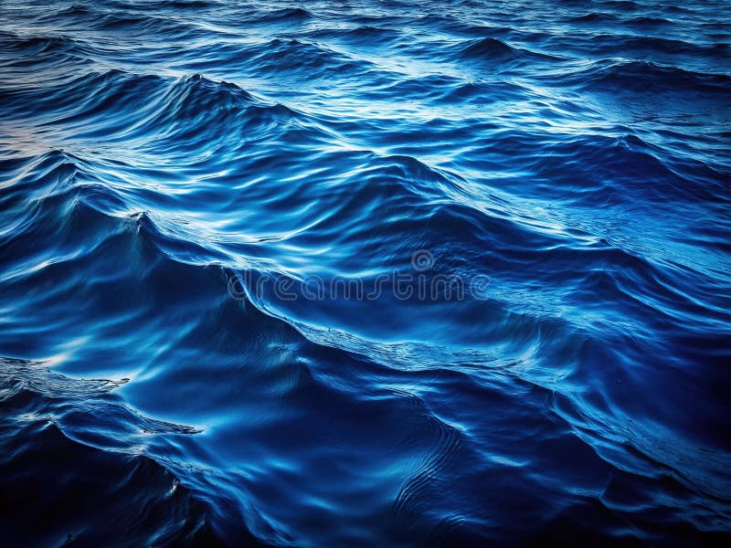Stunning Deep Navy Blue Ocean Texture Background Seamless Ripples and ...