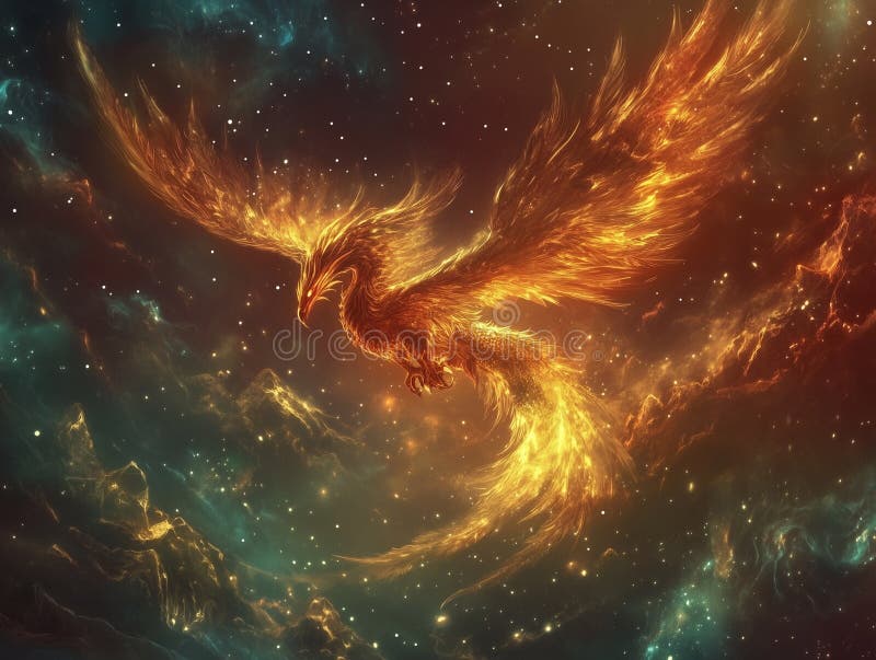 A Stunning Depiction of a Mythical Creature, Blending Elements of ...