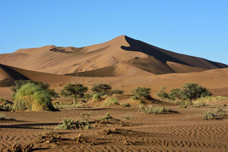Stunning Desert Landscape of Namibia Stock Photo - Image of stunning ...