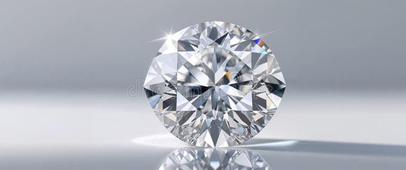 Stunning Diamond with a Dazzling Reflection High Resolution Picture ...
