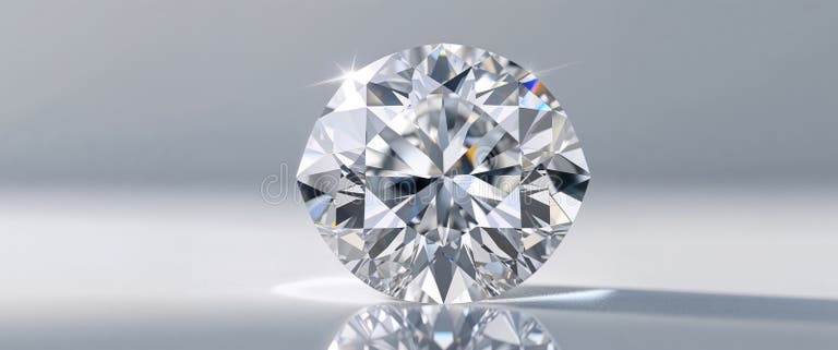 Stunning Diamond with a Dazzling Reflection High Resolution Picture Stock Photo - Image of ...