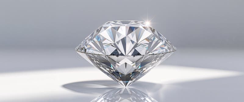 Stunning Diamond with a Dazzling Reflection High Resolution Picture ...