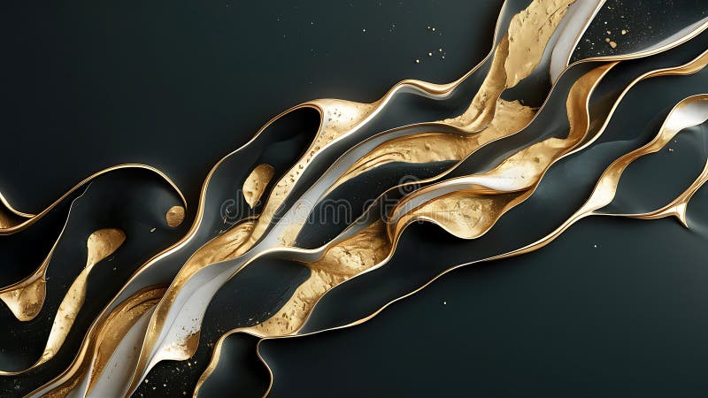 A Stunning Digital Art Piece Featuring an Abstract Background with ...
