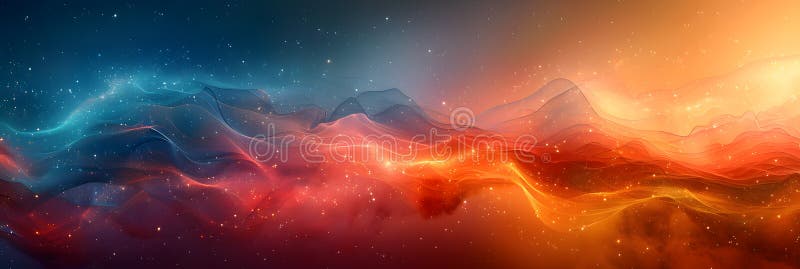 Unique Digital Canvas: Creative Earthly Banner Illustration for ...