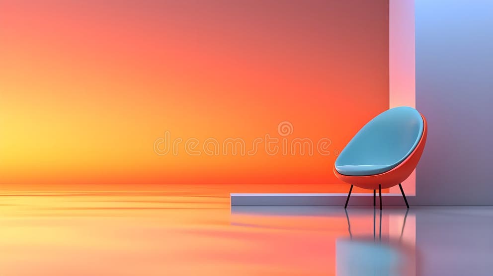 A Calm Gradient of Complementary Colors, Photorealistic, HD, Stock ...