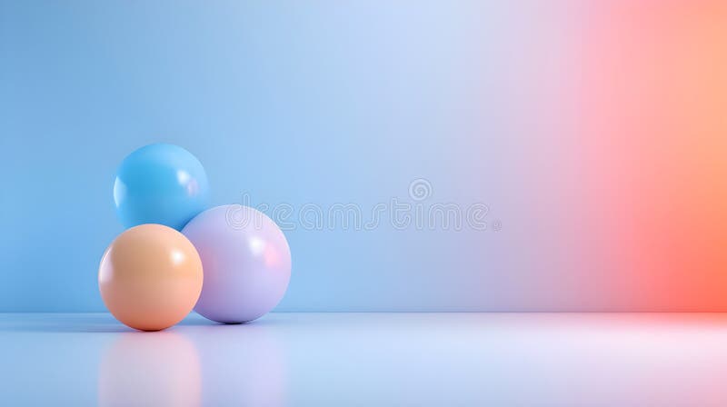 A Calm Gradient of Complementary Colors, Photorealistic, HD, Stock ...