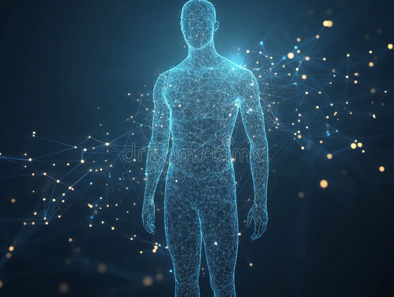 Human Body Network Digital Anatomy Plexus Connection Data Science ...