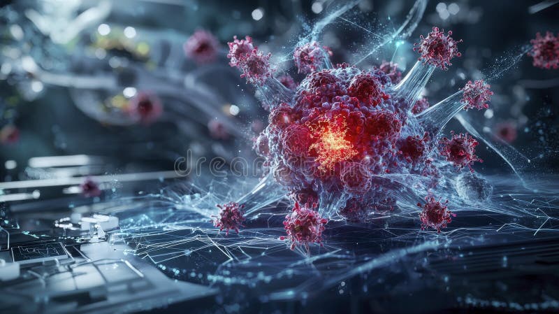 Innovative Digital Advancement Visualizing Virus Transformation in ...