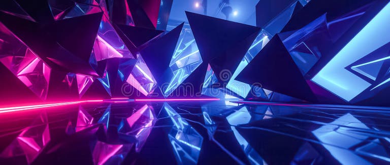 A Stunning Display of Abstract Geometry Showcases Sharp Angular Forms ...