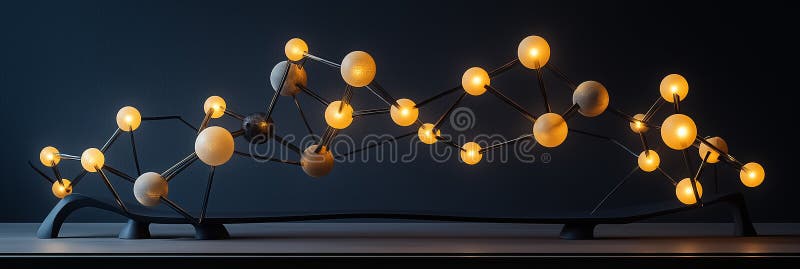 A Stunning Display of Artistic Lighting Mimics Molecular Structures ...