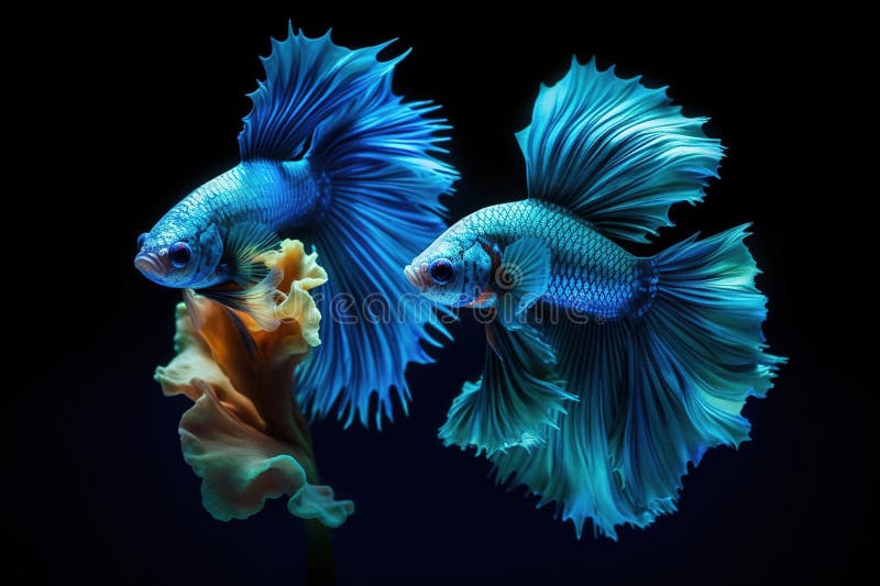 A Stunning Display of Betta Fighting Fish, Best Lighting, 3D Ai ...