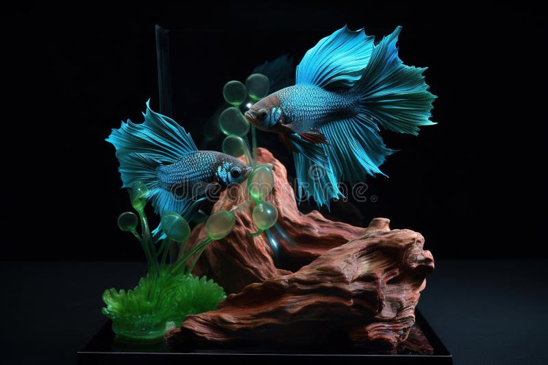 A Stunning Display of Betta Fighting Fish, Best Lighting, 3D Ai ...