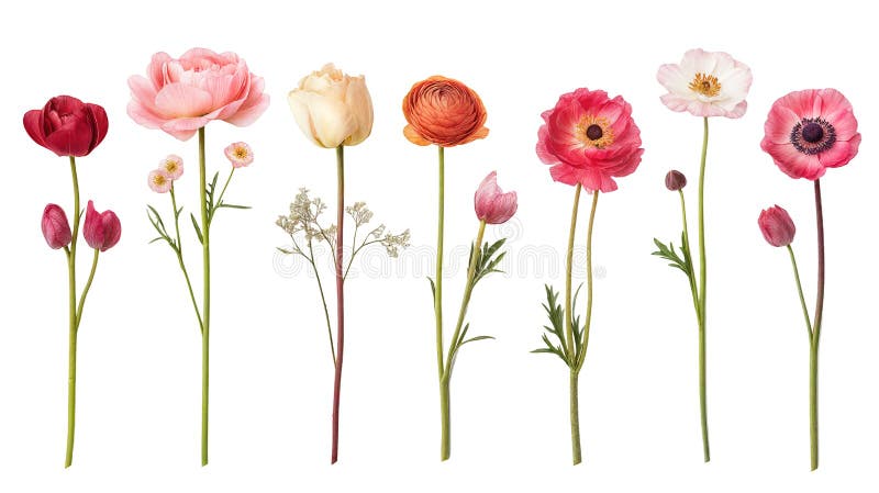 Beautiful Arrangement of Colorful Flowers Showcasing Various Species ...