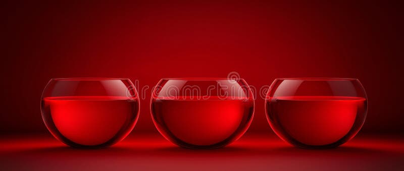 In a Stunning Display of Multifaceted Red Gems Against a Dark ...