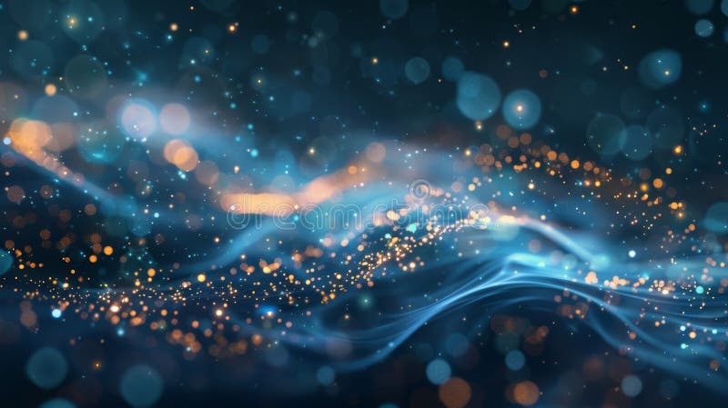 A Stunning Display of Swirling Interconnected Particles Creating a ... A Stunning Display of Swirling Interconnected Particles Creating a ...