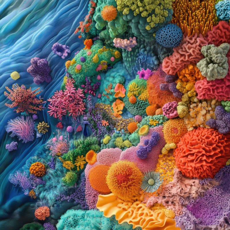 Stunning Display of Vibrant Bacteria Forms and Textures Highlighting ...