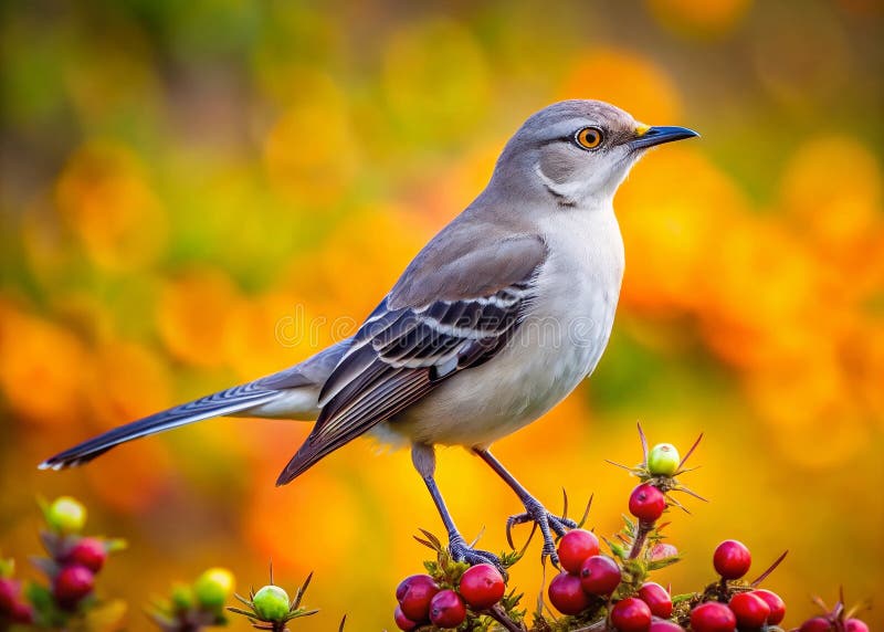 A Stunning DocumentaryStyle Portrait of a Northern Mockingbird in Its ...