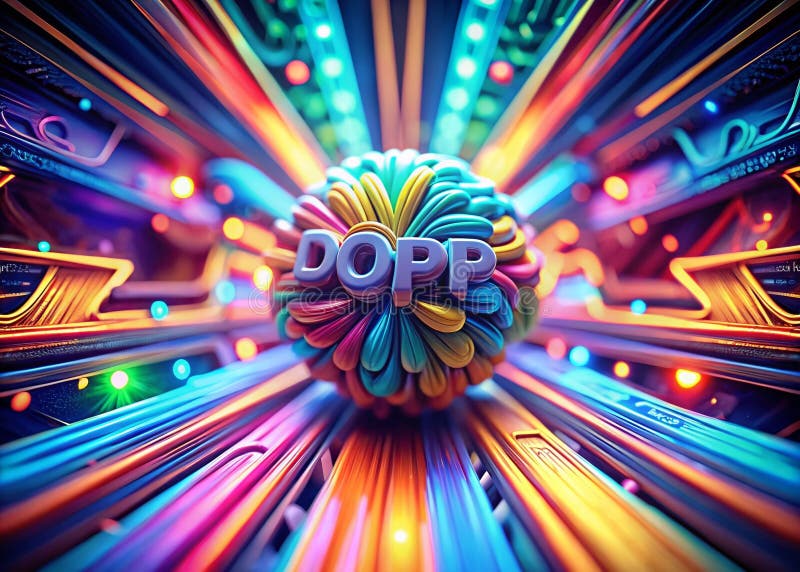 Stunning DopamineInspired Poster Banner Realistic 3D Render with ...