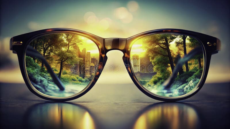 Stunning Double Exposure Glasses Stack Photography a Creative ...