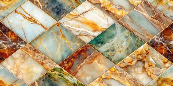 Stunning Double Exposure Marble Tile Design a Digital Rendering of ...