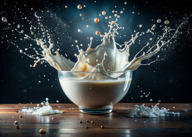 Stunning Double Exposure Photography of a Creamy Liquid Splash in a ...