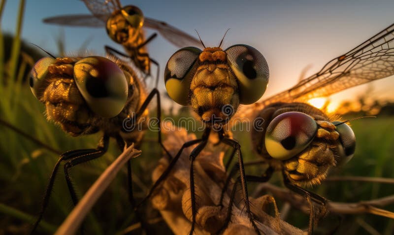 Stunning Dragonfly Captures a Mesmerizing Selfie in Mid-flight Creating ...