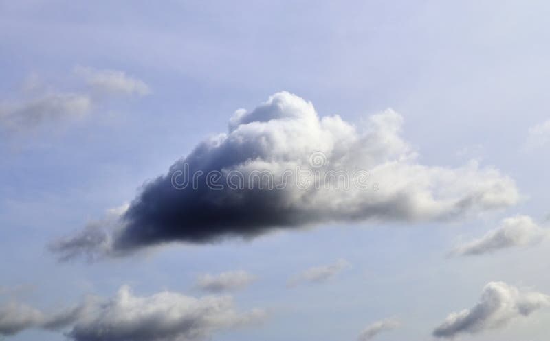 Stunning Dramatic Clouds on a Deep Blue Sky Over Germany in Europe ...