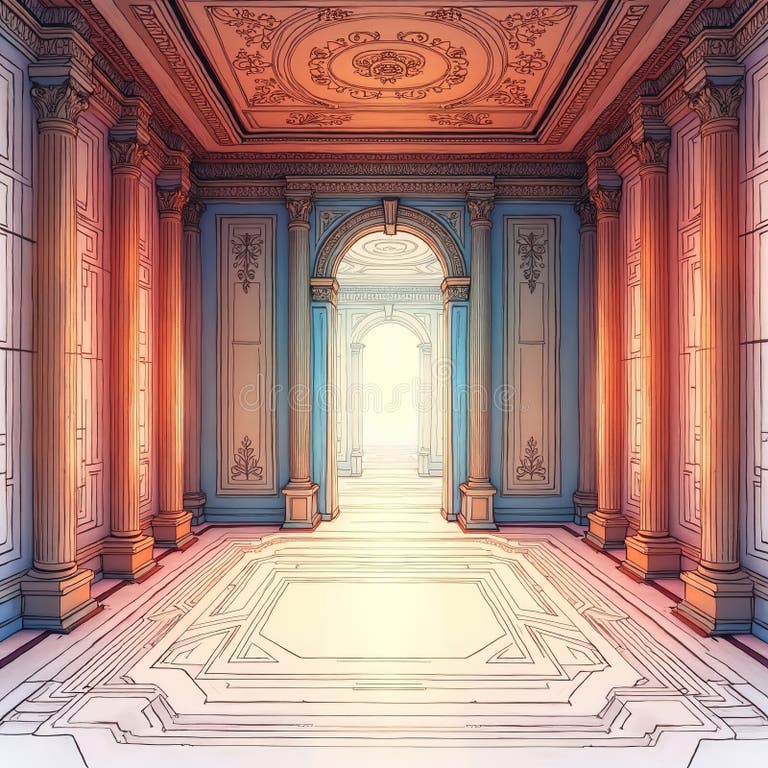 Stunning Drawing Hall Interior Design a Symphony of Bright Colors ...