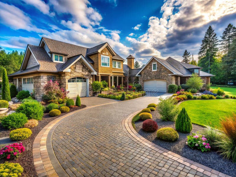 Stunning Driveway Designs a Panoramic Showcase of Modern Elegant and Functional Home Entrances ...