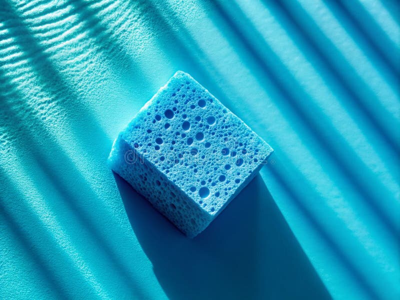 Stunning Drone Shot Captures the Dramatic Shadow of a Blue Bath Sponge ...