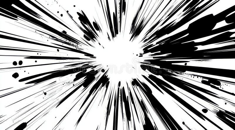 A Stunning Dynamic Illustration of an Explosion Burst Done in Vibrant ...