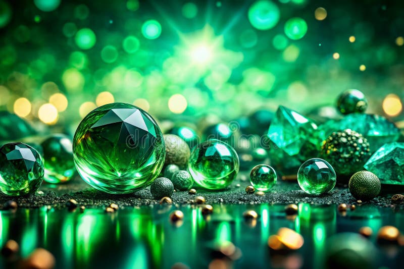 Stunning Emerald Green Abstract Background a Panoramic Texture for ...
