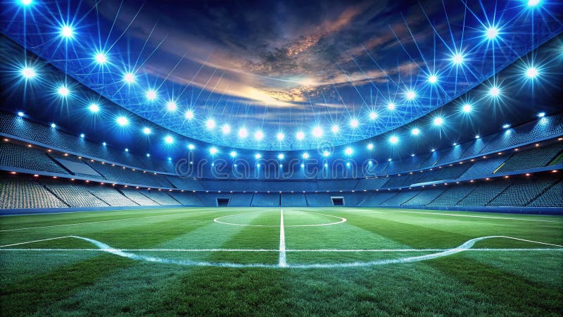 Stadium Lights Turf Stock Illustrations – 1,789 Stadium Lights Turf ...