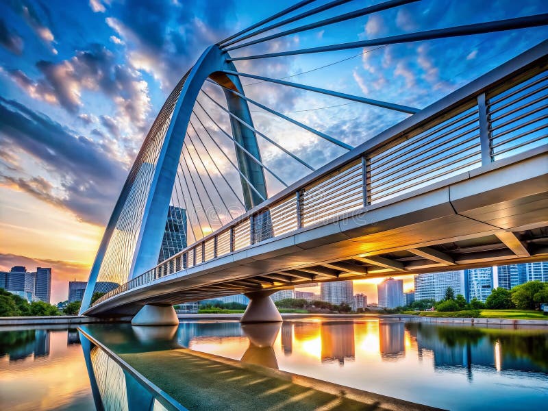 A Stunning Example of Modern Bridge Design Sleek Lines and Minimalist ...