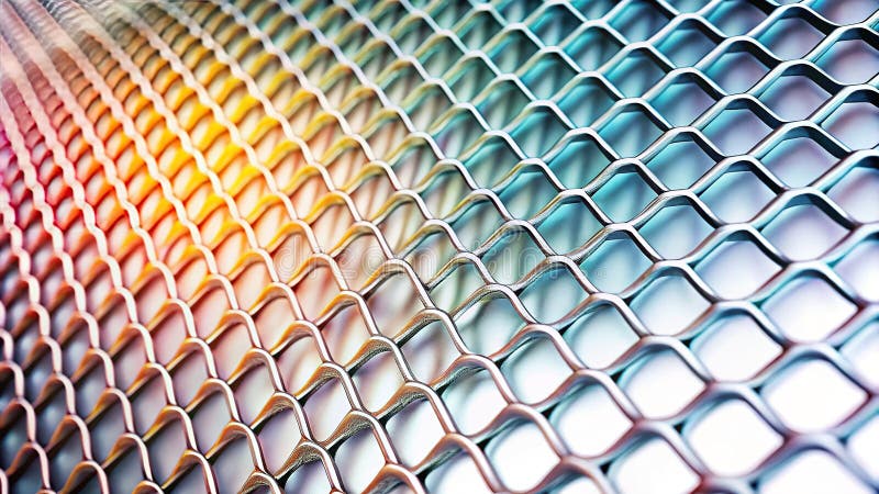 Stunning Expanded Metal Mesh Texture a Gradient White Background for ...