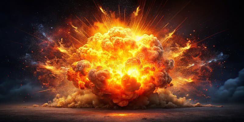 Stunning Explosion Clip Art Dramatic Fireball Blast for Graphic Design ...