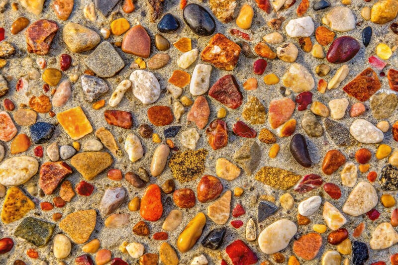 Stunning Exposed Aggregate Concrete Texture a Rustic Natural Background ...