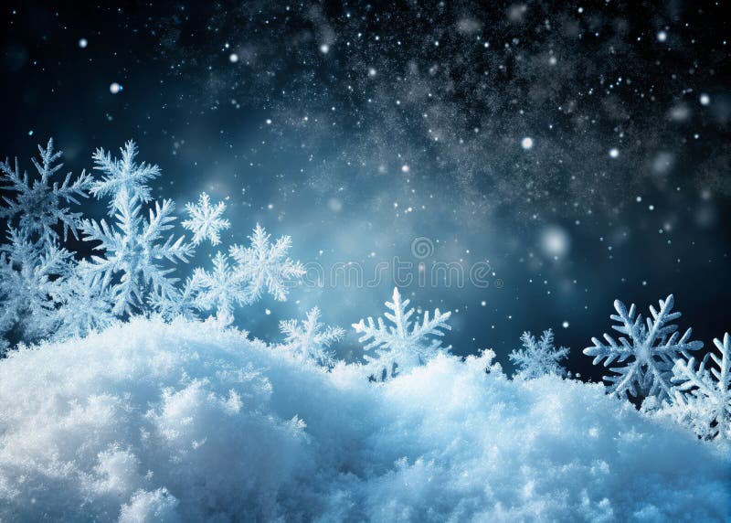 Stunning Falling Snow Texture Overlay: a Black Background Design ...