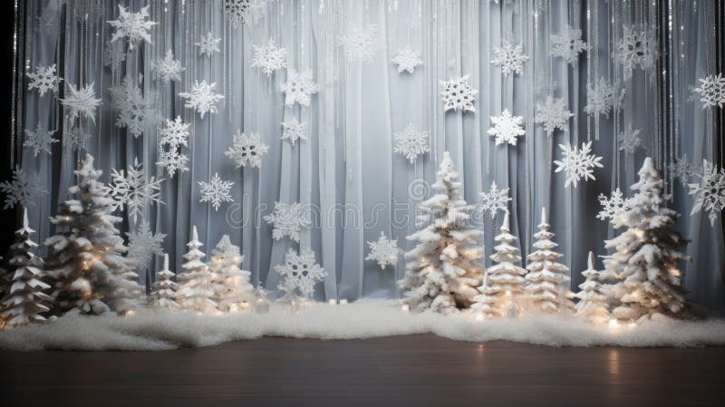 Stunning Festive Backdrop, Enhancing Holiday Visuals Stock Illustration ...
