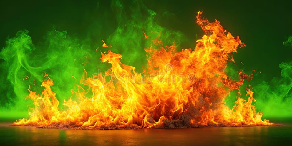Stunning Fire Green Screen Backgrounds for Creative Design Projects ...