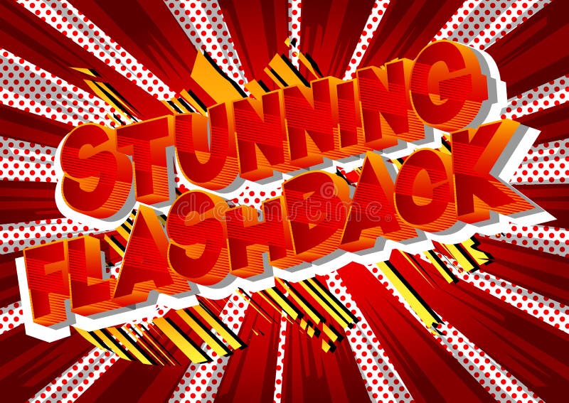 Flashback Words Retro Tile Clock Flipping Turn Back Time Stock ...