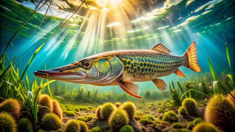 Stunning Florida Gar Fish Masterful Wildlife Photography Demonstrating ...