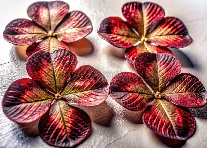 Stunning FourLeaf Clover Photos Isolated on White for Print Web Design ...