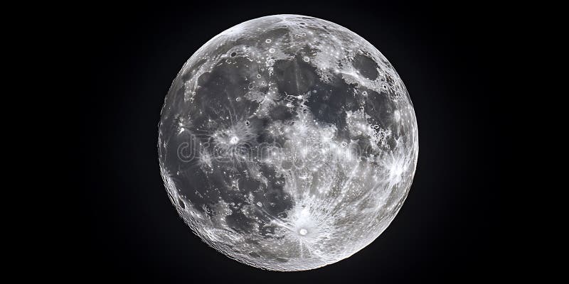 Stunning Full Moon Image HighResolution Lunar Photography Stock ...