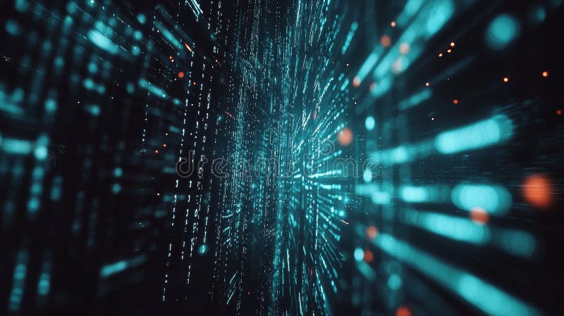 A Stunning Futuristic Data Stream Visualization that Features an Array ...