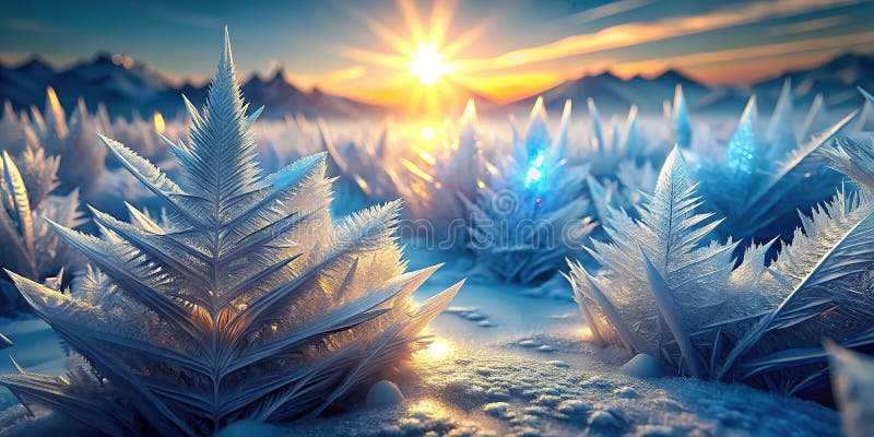 A Stunning Futuristic Ice Computer Graphic Innovative Technology ...