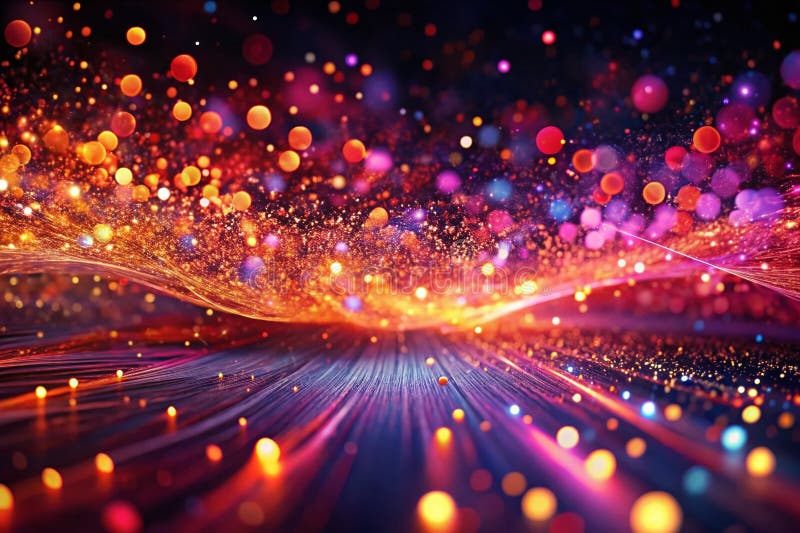 Stunning Futuristic Light Wave Pattern in Deep Space a HighDefinition ...