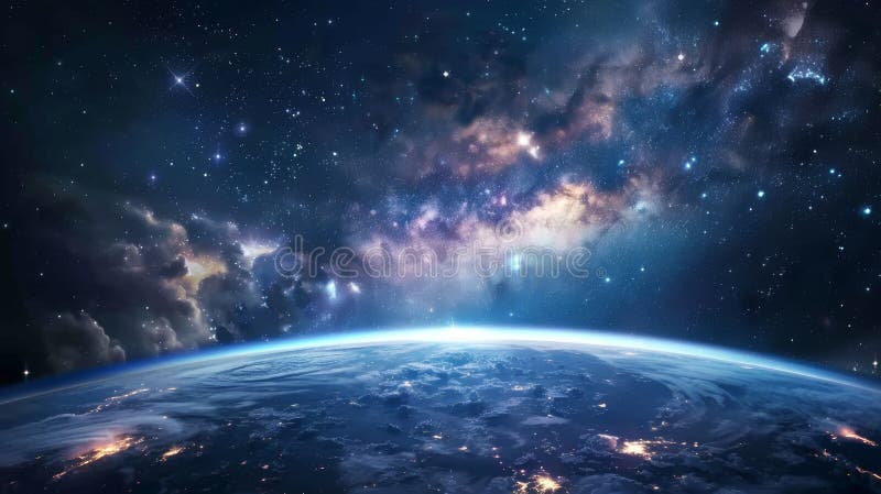 Stunning Galactic View from Outer Space Impressive Space Exploration ...